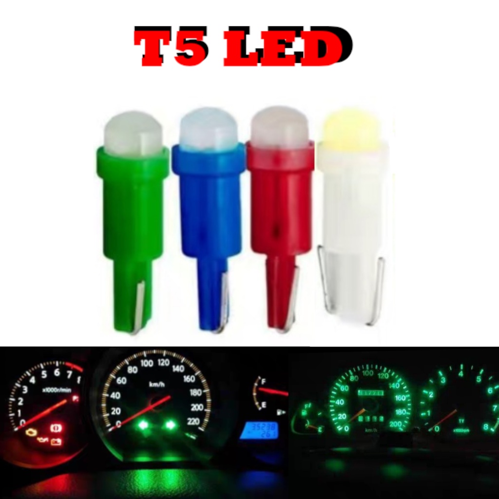 KST CAR MOTORCYCLE LED T5 METER BULB AIR CON DASHBOARD MYVI VIVA ALZA ...