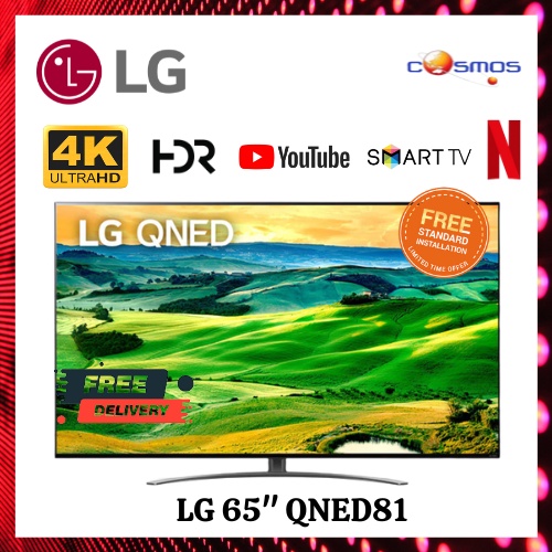 LG 65" QNED81 4K Smart QNED TV with AI ThinQ 2022 65QNED81SQA | Shopee ...