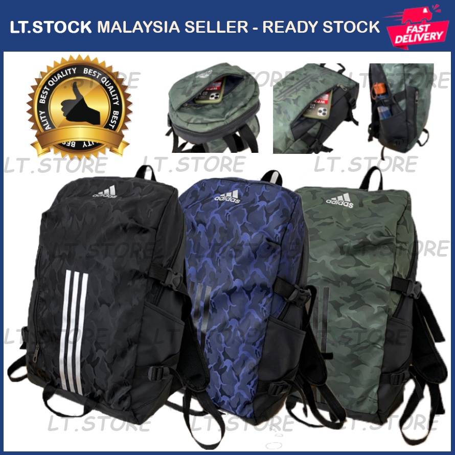 LT.STORE 50L High Quality Camouflage Adidas Travel Sport School ...