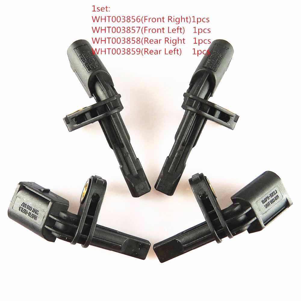 4 pcs WHT 003 856 WHT003857 WHT 003 858 WHT003859 FWD ABS Speed Sensor ...