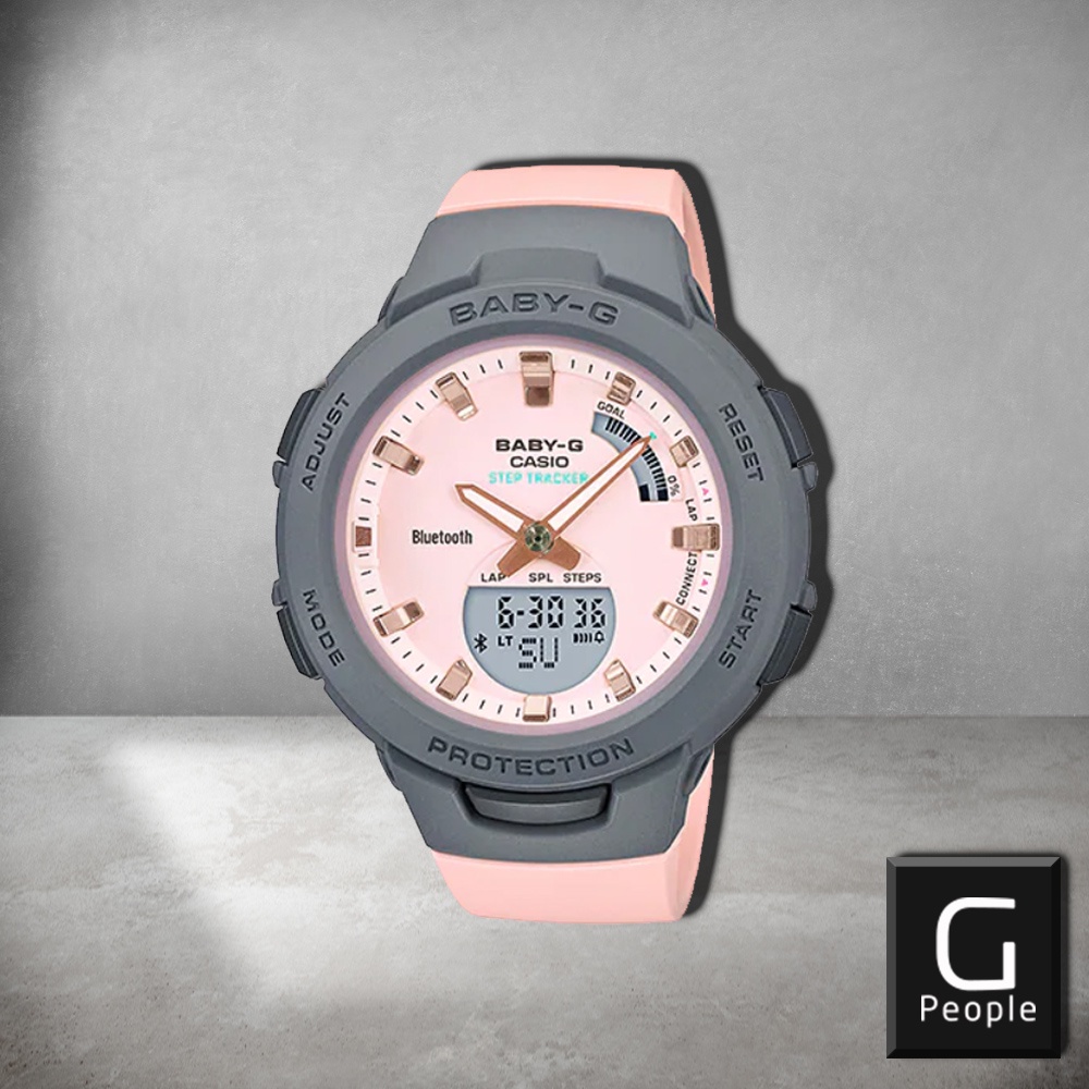 CASIO BABY-G BSA-B100MC-4ADR / BSA-B100MC-4A / BSA-B100MC G-SQUAD WATCH ...