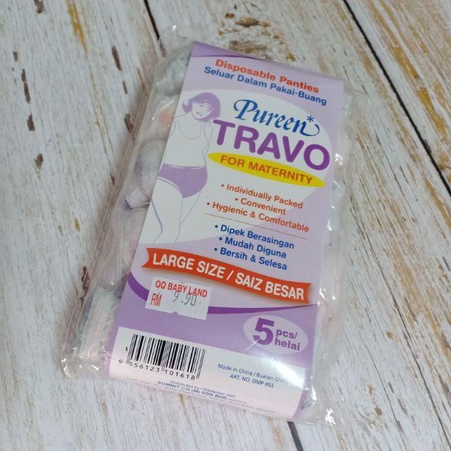 DISPOSABLE PANTIES PUREEN TRAVO | Shopee Malaysia
