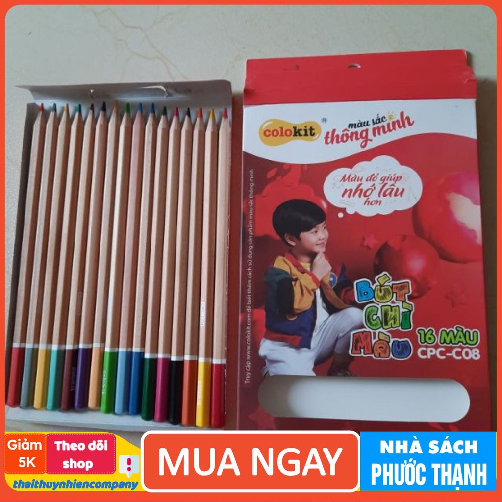 Student colored pencils CPC-C06 (1 box of 12 colors), CPC-C08 (1 box of 16 colors) | Shopee Malaysia