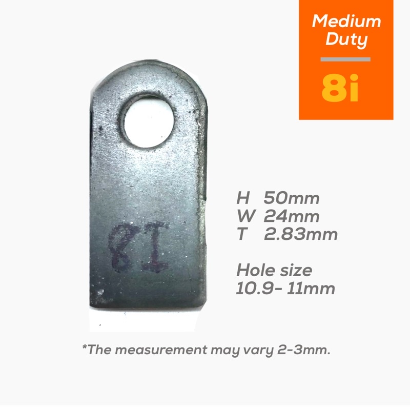 10pcs Welding ear door screw telinga besi pintu skru grill | Shopee ...