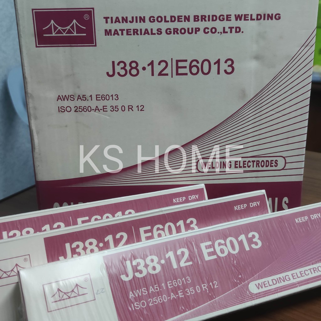 [2.5MM(12#) X 300MM X 2.5KG] E6013 TIANJIN GOLDEN BRIDGE WELDING ROD ...