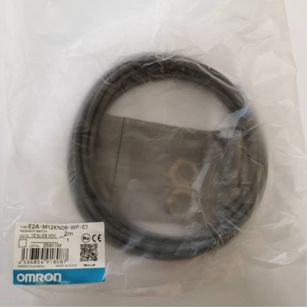 OMRON E2A-M12KN08-WP-C1 2M OMC Inductive Sensor, Proximity Switch, | Shopee Malaysia