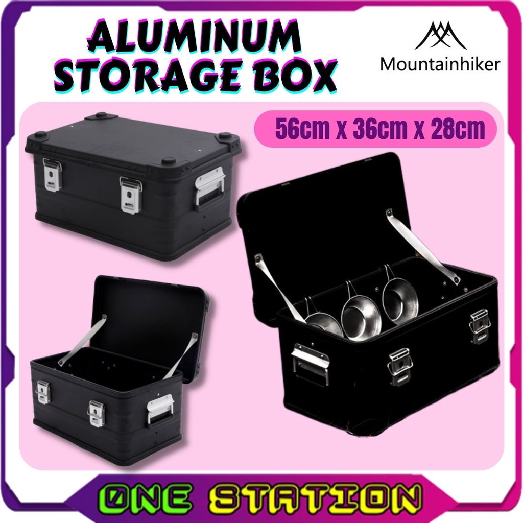 MOUNTAINHIKER Aluminium Storage Box Camping Box Aluminum Box Camping ...