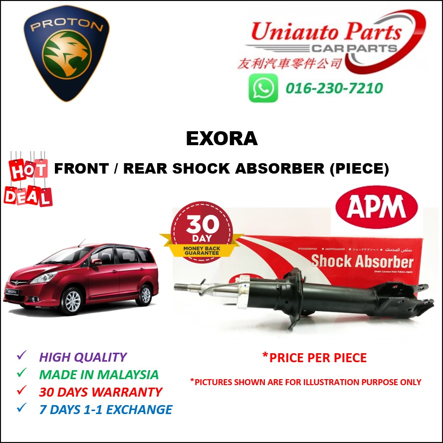 PROTON EXORA FRONT / REAR SHOCK ABSORBER (PIECE) | Shopee Malaysia