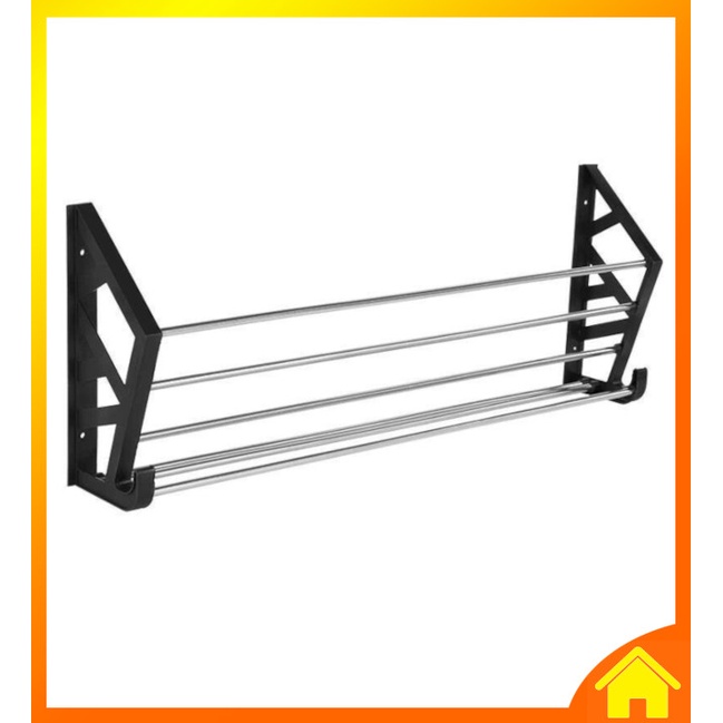 [OneHome] Shoe Rack Heels Sneakers Sandal Wall Mounted Shelf Hang Drain ...