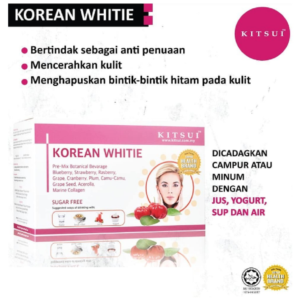 Kitsui Korean White (5g x 17s) | Shopee Malaysia