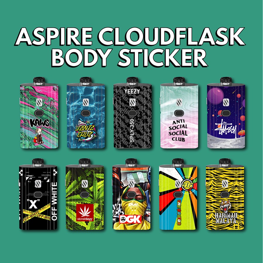 ASPIRE CLOUDFLASK FULL BODY STICKER | Shopee Malaysia