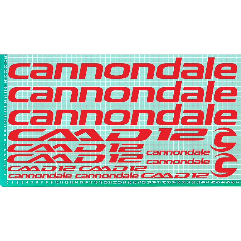 Cutting sticker CANNONDALE CAAD12 Bicycle sticker | Shopee Malaysia