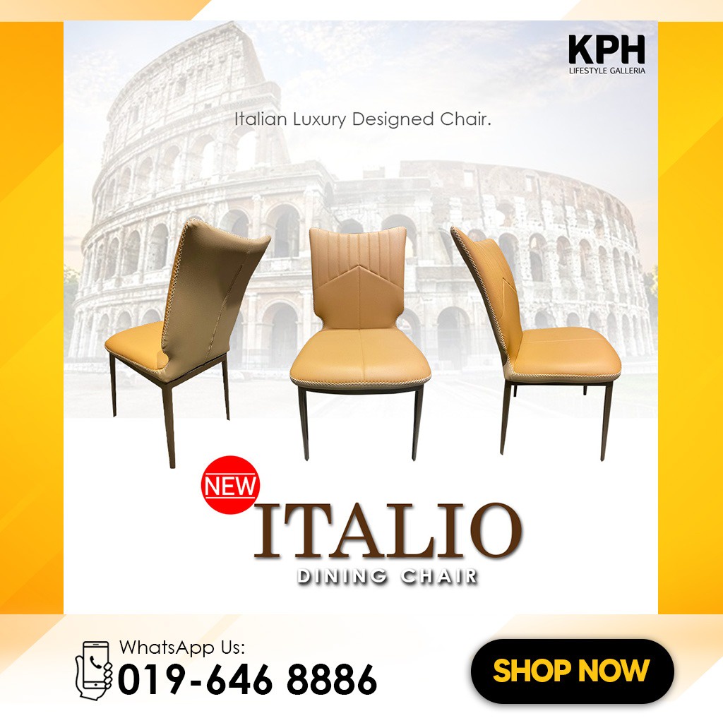 (KPH Gallery) Dining Chair Study Chair Make-up Kerusi Makan Kerusi ...