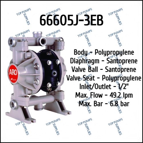 ARO Pro Series Air Operated Double Diaphragm Pump (AODD Pump) 66605J ...