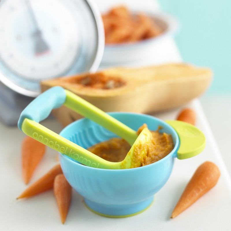 Baby Infant Handheld Baby Feeder Handmade Grinder Bowl Fruit Vegetables ...