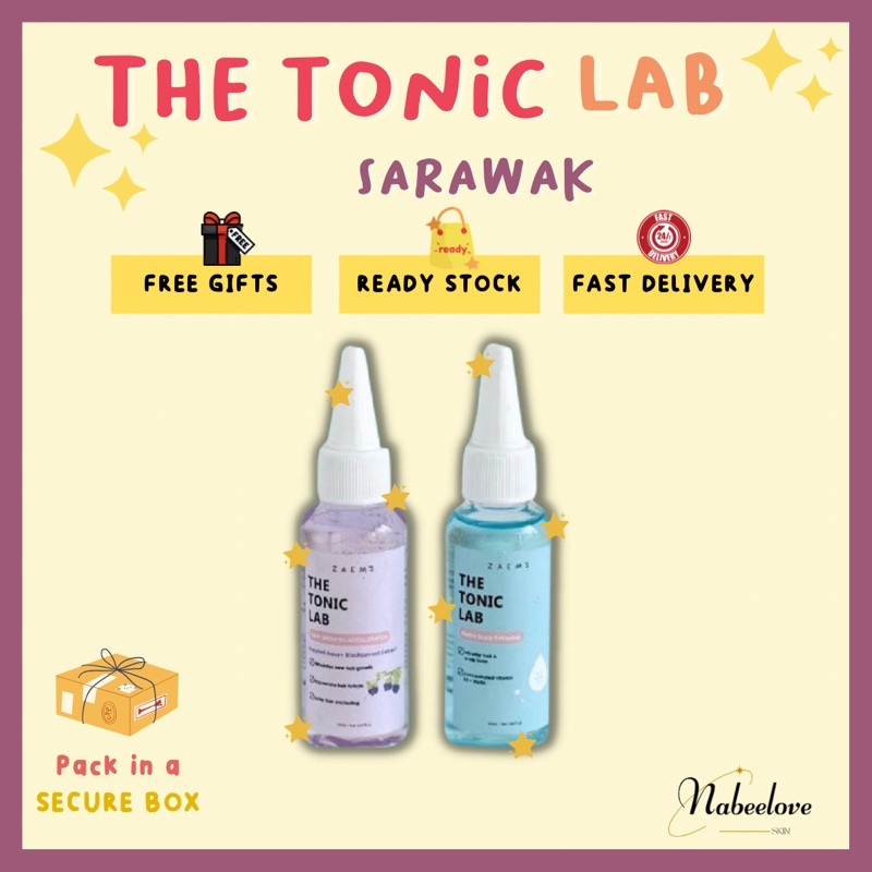 [READYSTOCK & FREEGIFTS] ZAEM’S THE TONIC LAB HAIR TONIC SARAWAK ...
