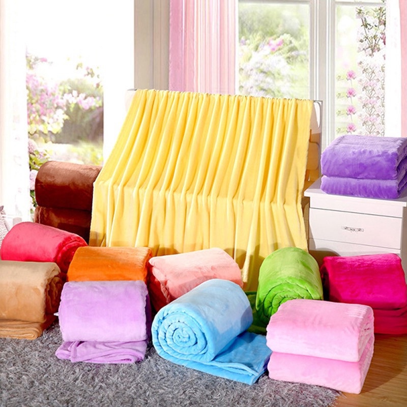 Selimut Baldu Gebu Flannel Velvet Plush Throw Blanket Sofa Office silky ...