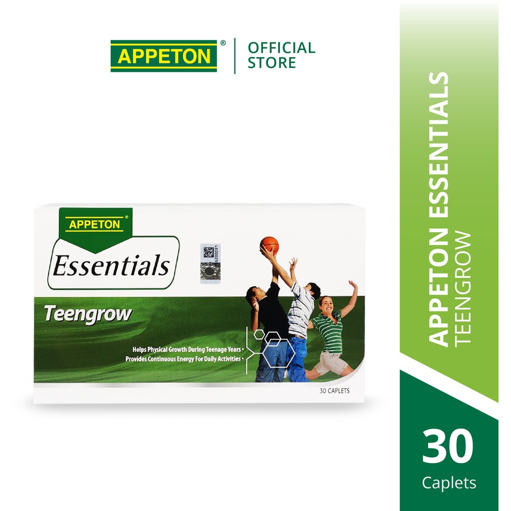 APPETON Essential Teengrow - Kaplet untuk Pertumbuhan & Ketinggian yang ...