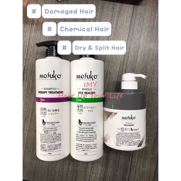 Mosuko Treatment Shampoo Set 1000ML | Shopee Malaysia