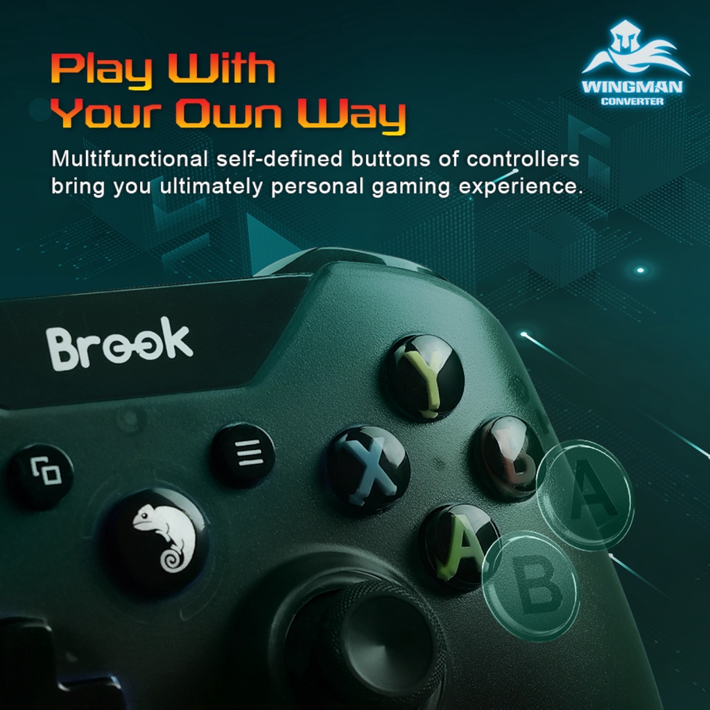 Brook Wingman PS2 Converter for Xbox 360/Xbox One/XSX|S/Xbox Elite 1&2 ...