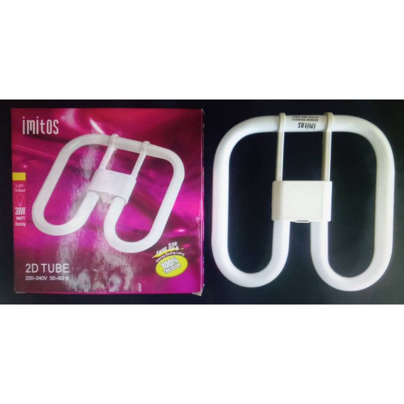 2D 38W BUTTERFLY FLUORESCENT TUBE (DAYLIGHT ENERGY SAVING) | Shopee Malaysia