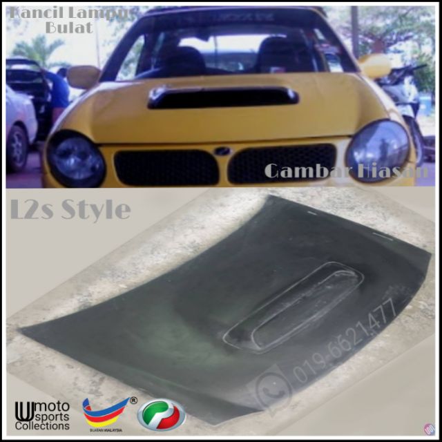 Kancil Lampu Bulat - L2s Turbo Front Bonnet Style | Shopee Malaysia