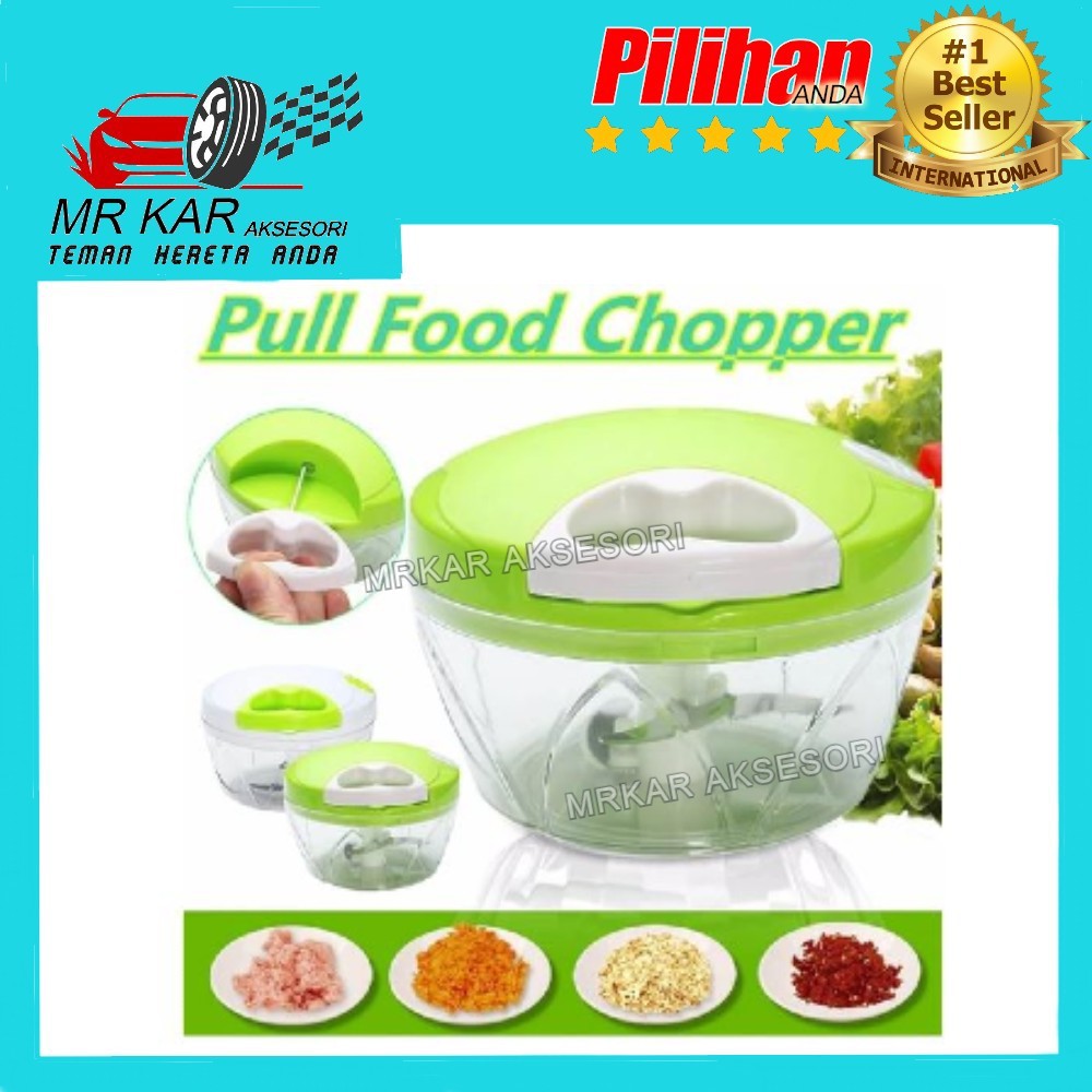 Kitchen Easy Spin Cutter Multi-Functional Manual Food Chopper Garlic ...