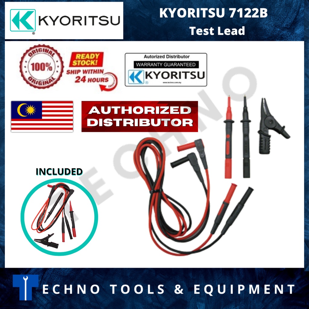 KYORITSU 7122B Test Lead Probe for (3005A, 3007A. 3131A, 3132A, 6010B ...