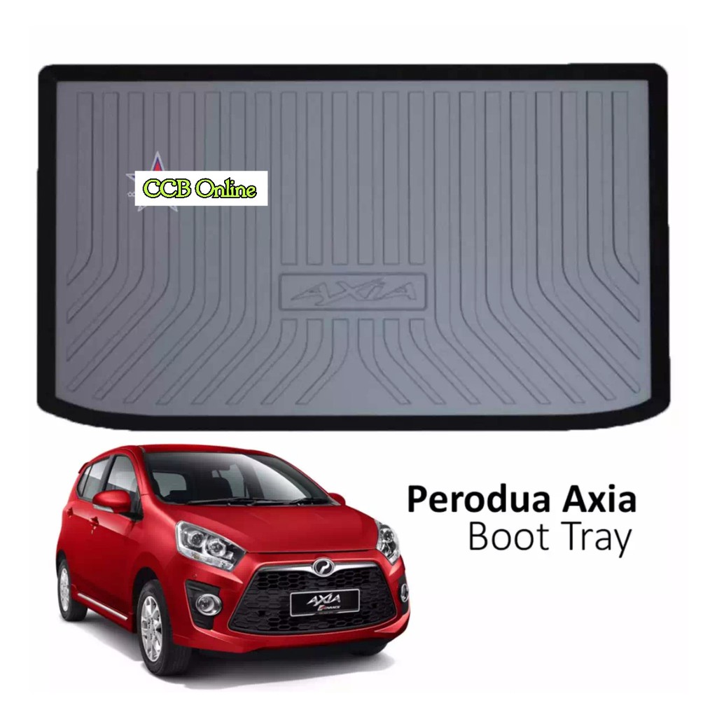 ABS Perodua Axia 2014 - 2022 Car Boot Tray Luggage Cargo Trunk Tray ...