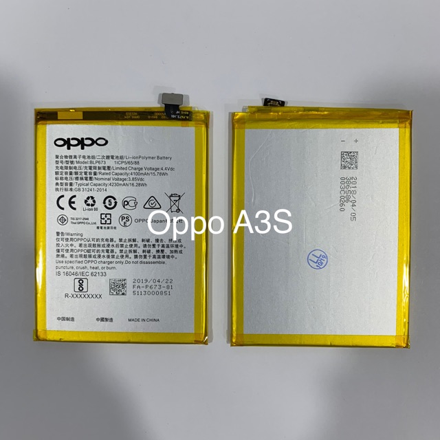 FOR Oppo A3S / A5S / BLP673 BATTERY 4230 mAh | Shopee Malaysia