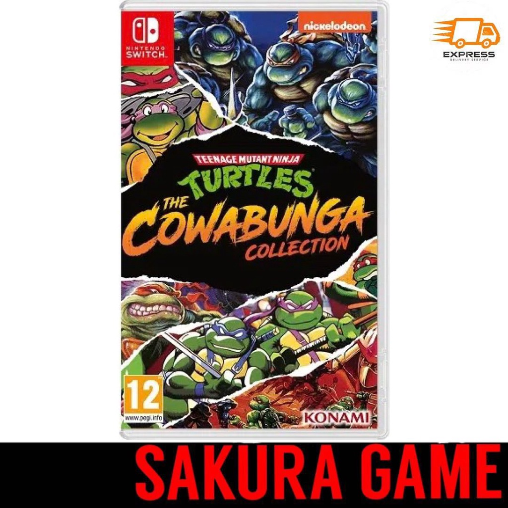 Nintendo Switch Teenage Mutant Ninja Turtles The Cowabunga Collection ...