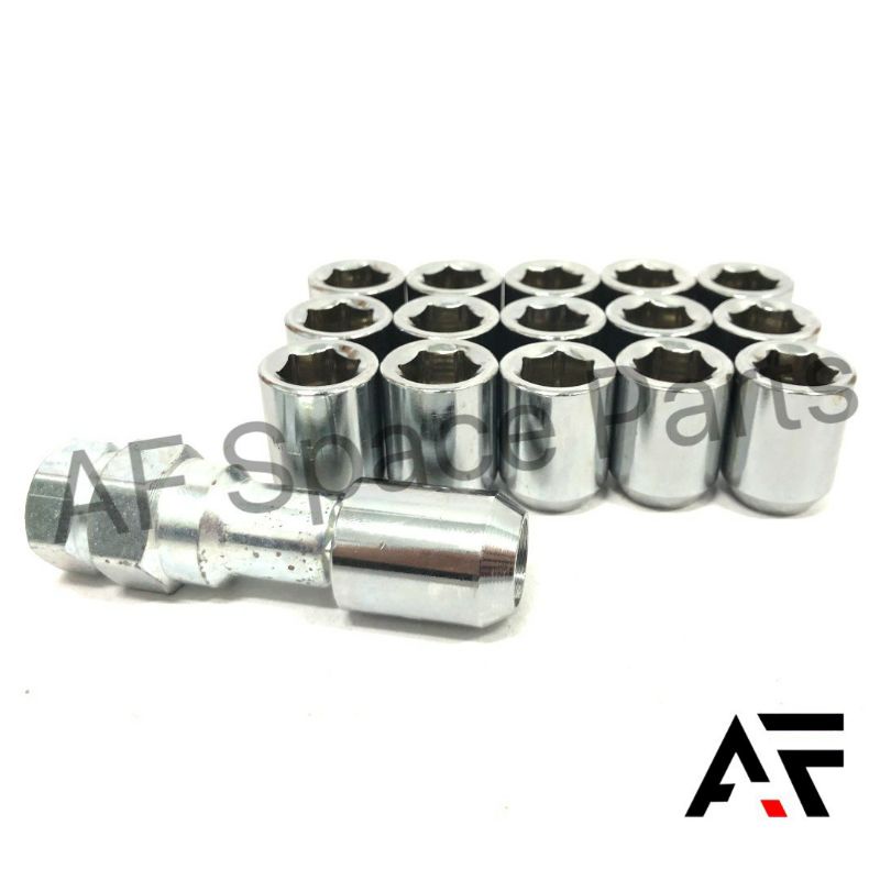 Allen Key Wheel Nut Short 1.5 & 1.25nut 16pcs Proton,Perodua,Honda ...