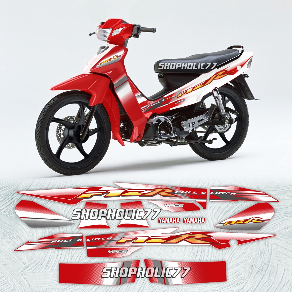 PUTIH MESIN MERAH 2003 Fizr Fiz r F1zr Red and White Striping Varnish ...
