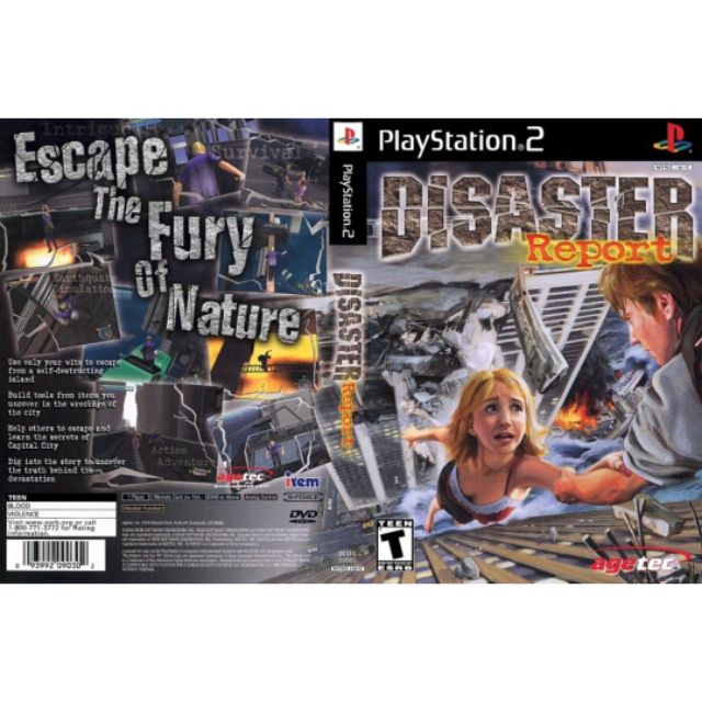 PS2 GAMES COLLECTION (Disaster Report) | Shopee Malaysia