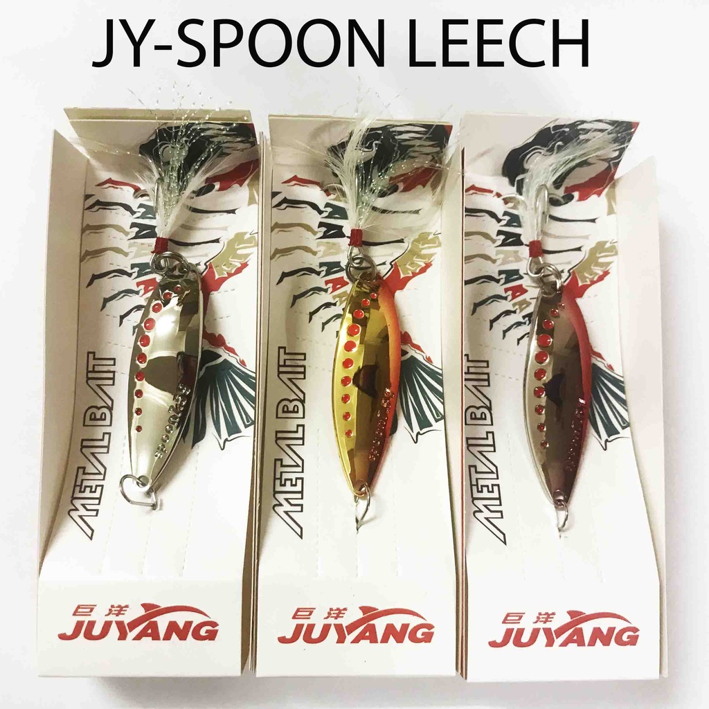 JUYANG Scale Leech Spoon, Fishing Lure Large Spoon for Sebarau / Tengas ...
