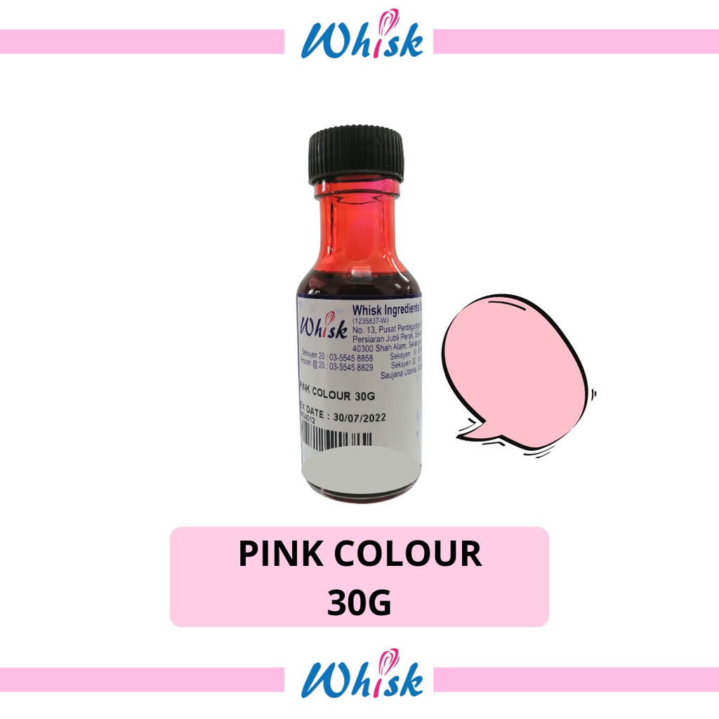 PEWARNA MERAH JAMBU / PINK COLOUR 30G | Shopee Malaysia