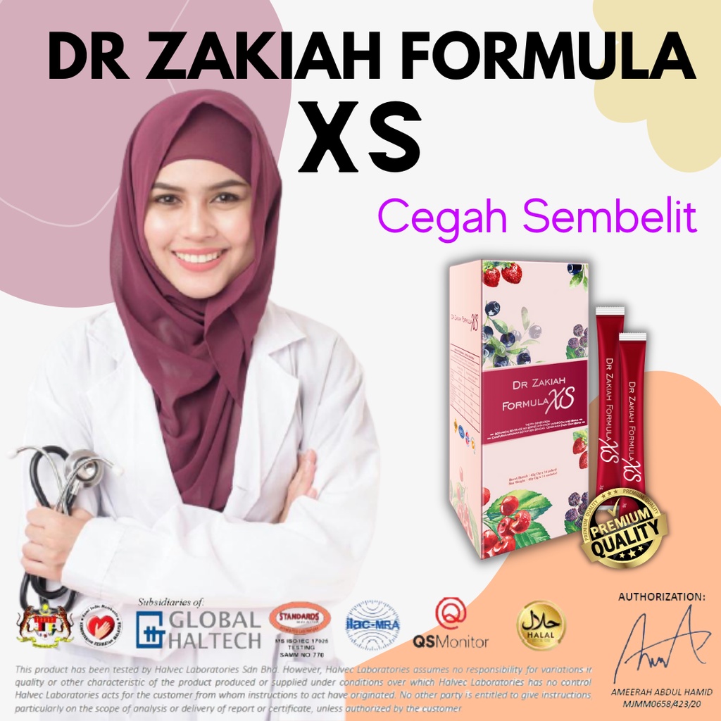 🌟Formula DR ZAKIAH SlIMMING XS Product Supplement kurus 🎉Freepostage 🎉 ...