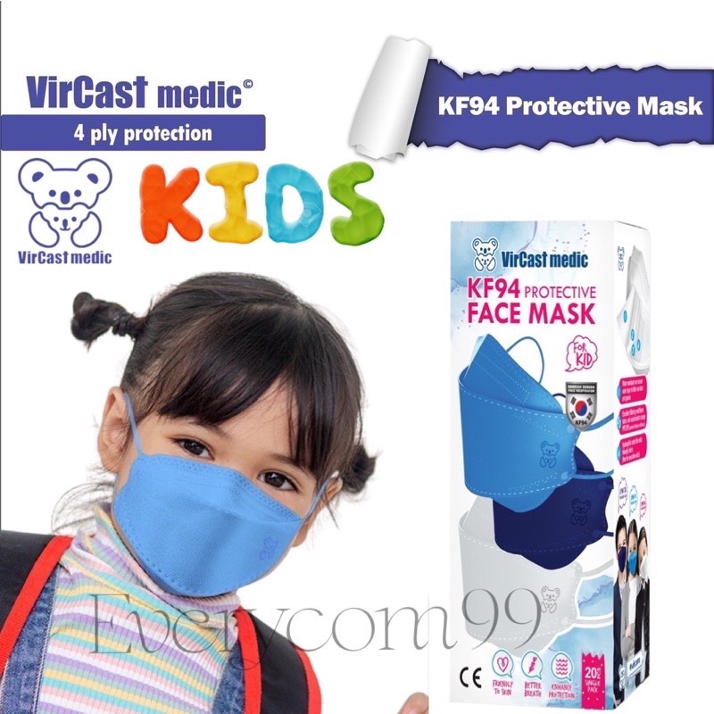 Vircast Medic Protective 4 Ply KF94 (20's)/3D Mask 3 Ply (30's) | Shopee Malaysia