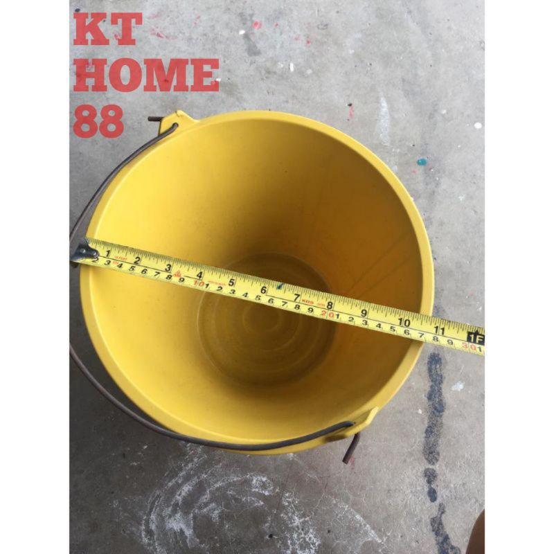 Cement Construction Bucket Yellow | Shopee Malaysia