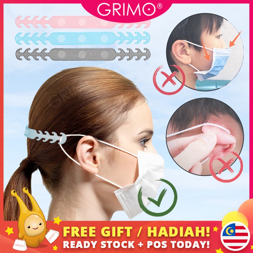 READY STOCK💖GRIMO Mask Extender Extension Strap Buckle Ear Hook Clip ...