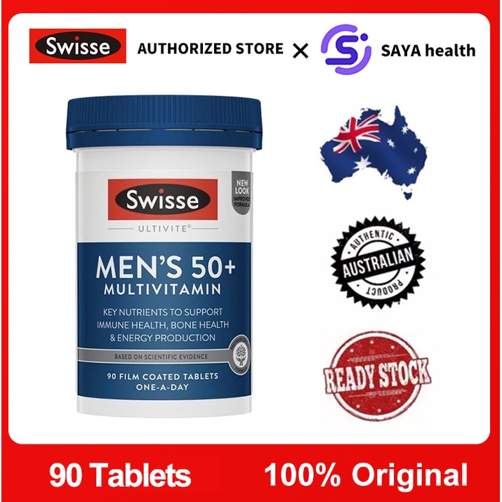 Swisse Ultivite Men's 50+ Multivitamin 90 Tablets(2025-07) | Shopee Malaysia