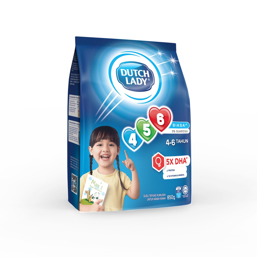 Dutch Lady® 456 [Plain/Honey/Chocolate] 850g | Shopee Malaysia