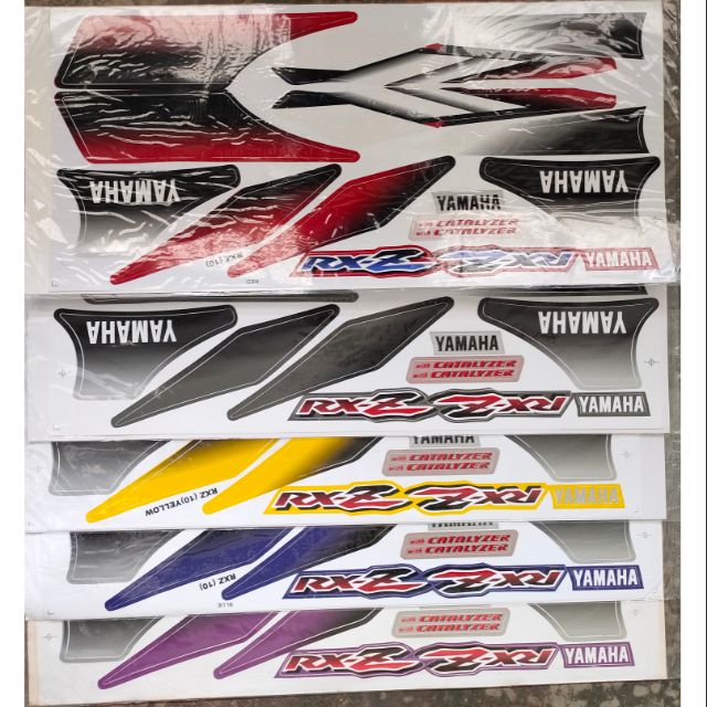 BODY STICKER RXZ ( 10 ) CATALYZER | Shopee Malaysia