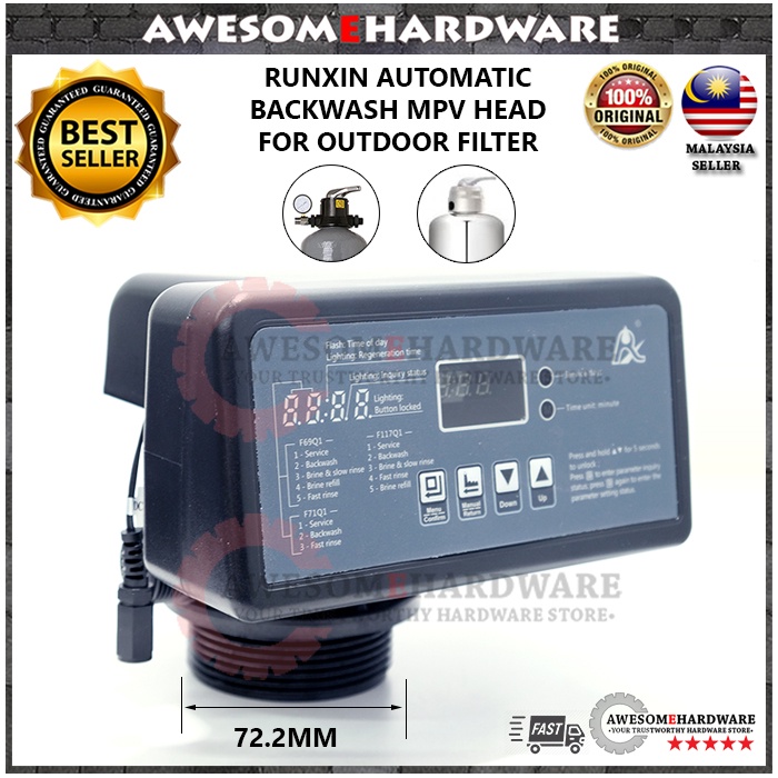 AUTOMATIC BACKWASH MULTIPORT VALVE MPV FOR SAND FILTER 1044 1042 0935 ...