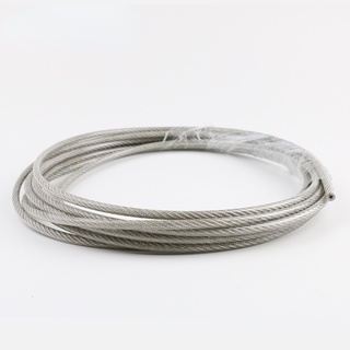 304PVC coated soft steel wire rope soft cable transparent stainless ...