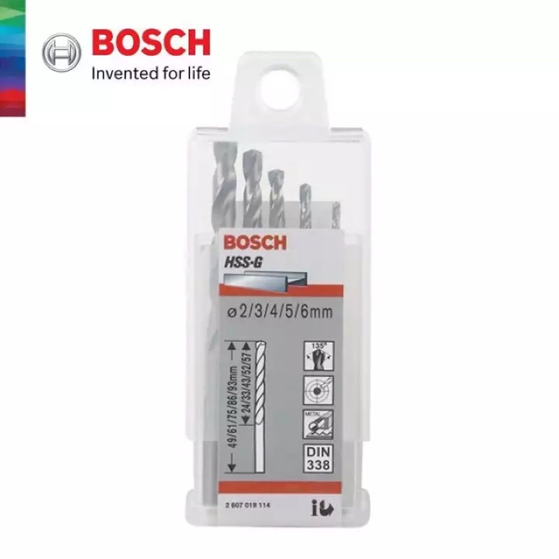 BOSCH HSS-G METAL DRILL BIT (1.0MM-7.5MM) PAGE 1 (LOWEST PRICE) (READY ...