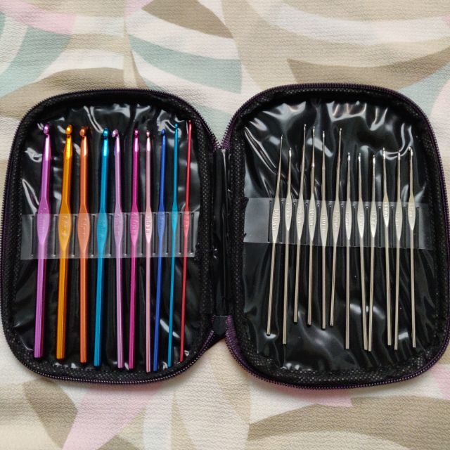 🔥READY STOK 🔥-SET JARUM KAIT SATU / CROCHET HOOK - 22PCS | Shopee Malaysia