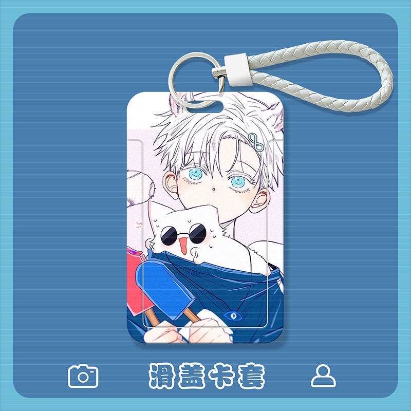 【6】Anime Jujutsu Kaisen Mrt Card Holder Gojo Satoru subway bus card ...