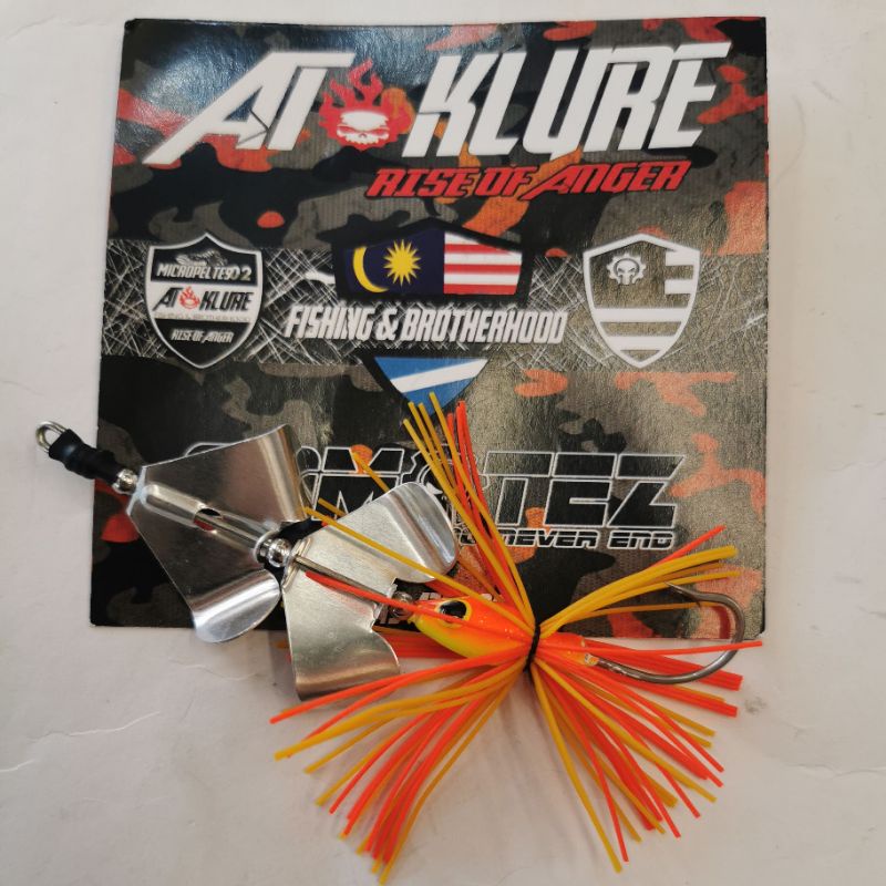 Atok lure mini slast bait 11.5g 9.5cm sesuai untuk mancing toman dan ...