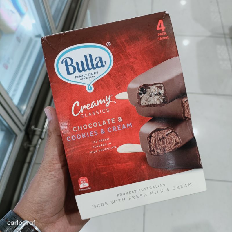 Australia Bulla Creamy Classics Ice Cream Stick Tub Cones - Neopolitan ...